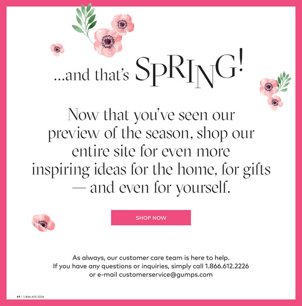 Gump's - Gump's Spring Catalog 2020 - Page 48-49