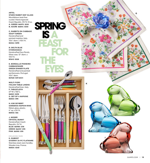 Gump's - Spring Catalog 2025 - Drop 2 - Page 18-19